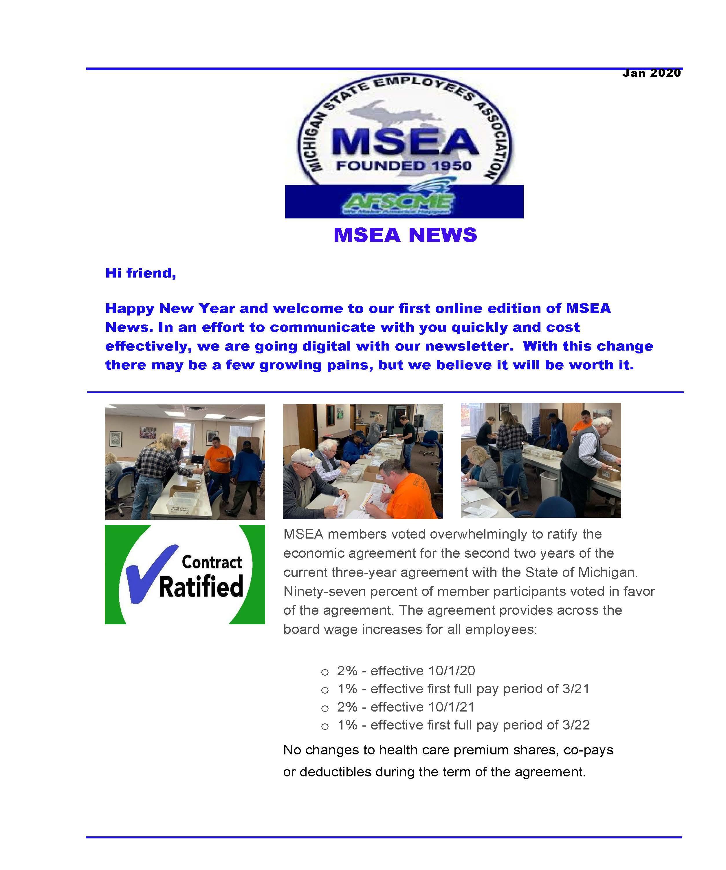 MSEA News | Michigan State Employees Association (MSEA)/AFSCME Local 5